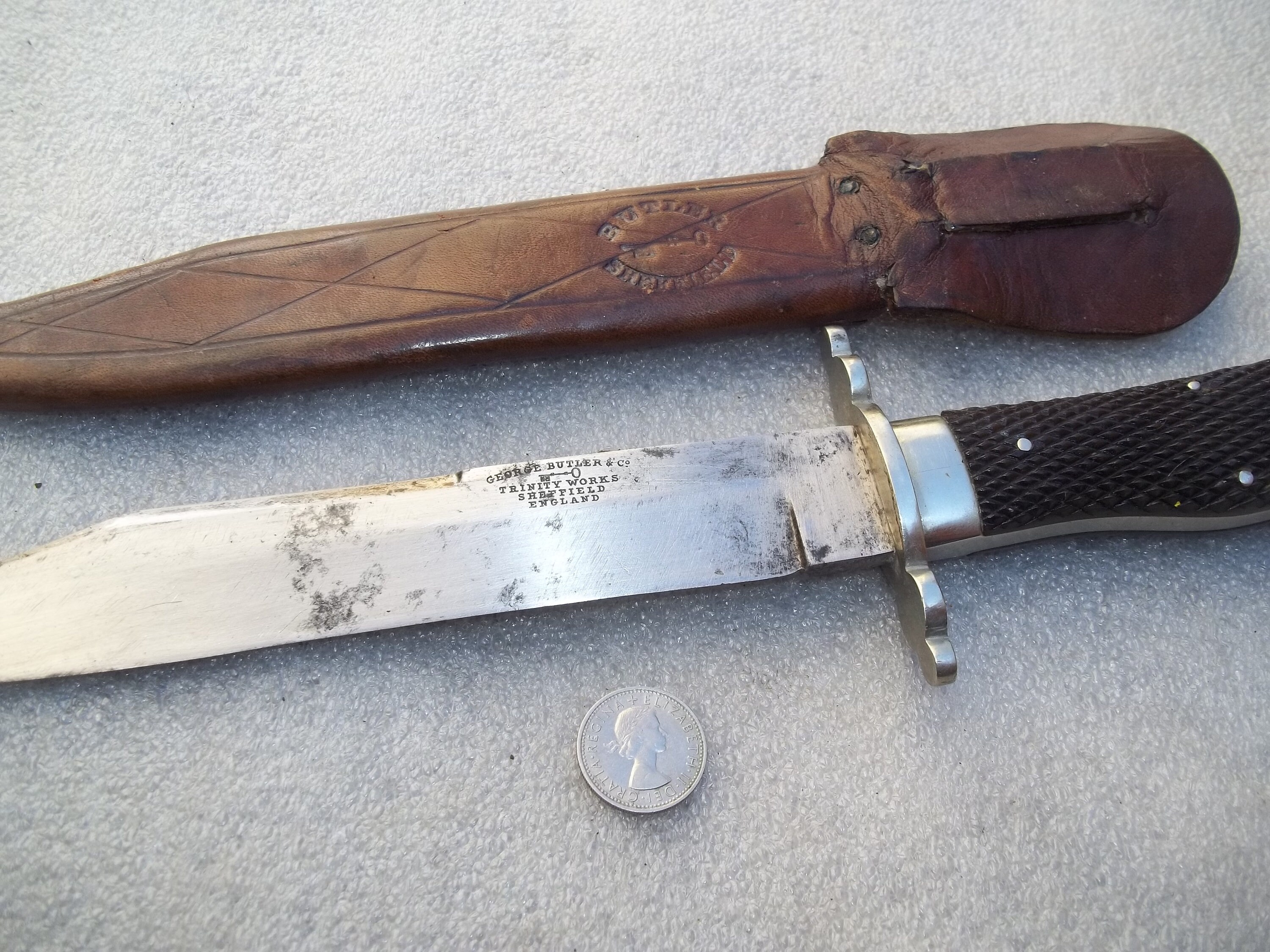 Antique George Butler Bowie Knife - Etsy