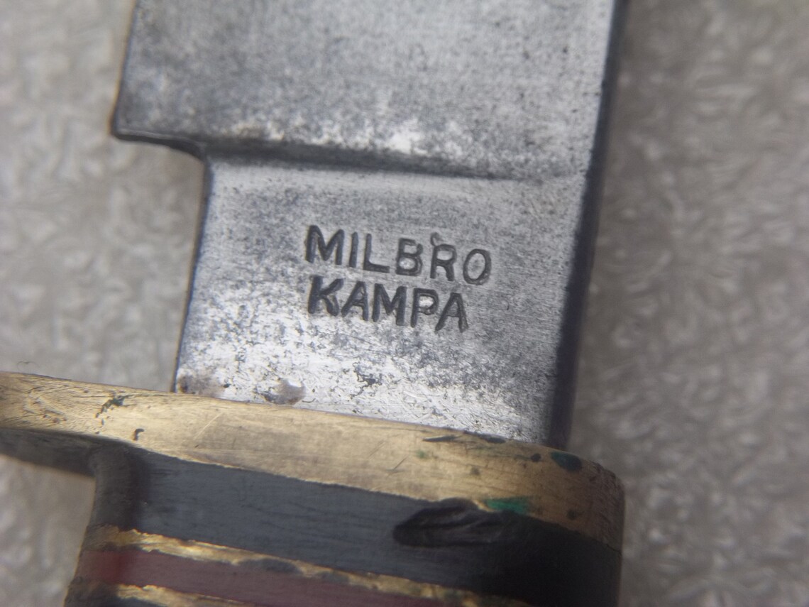 Vintage Milbro Kampa Hunting Knife - Etsy