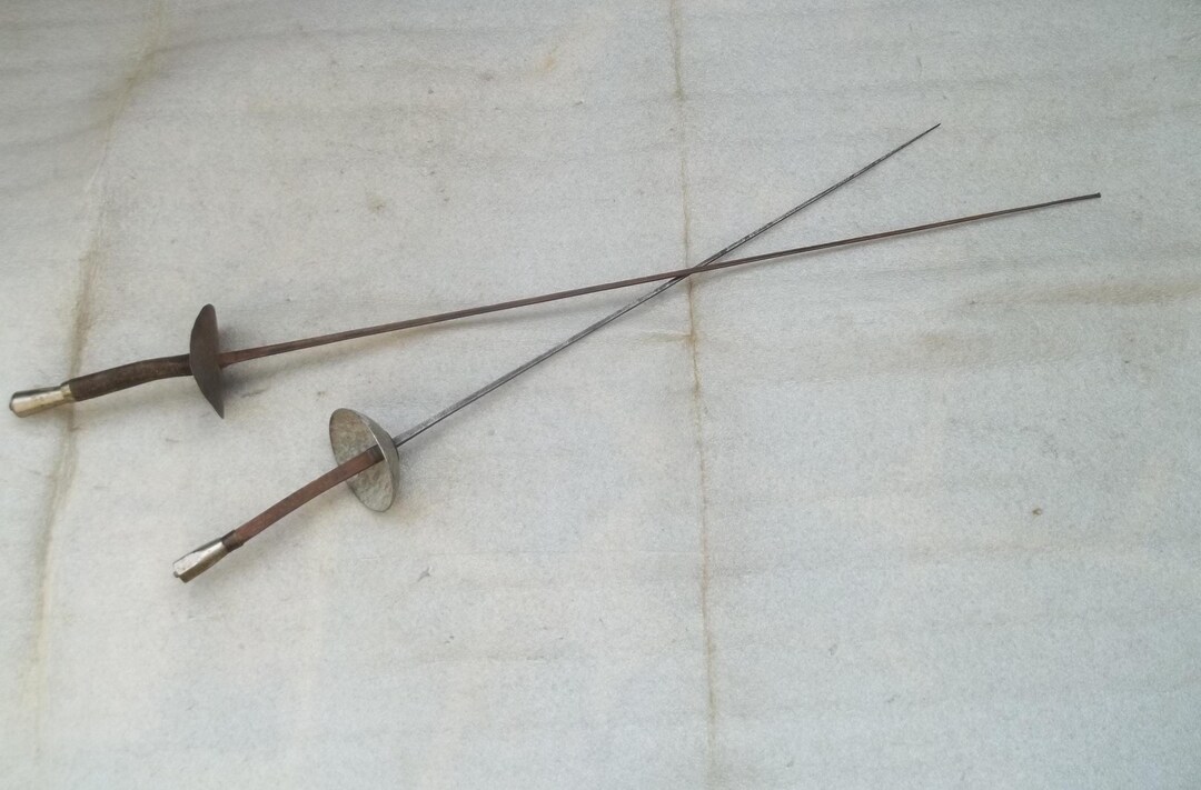 Antique Mismatched Fencing Foils X 2 - Etsy