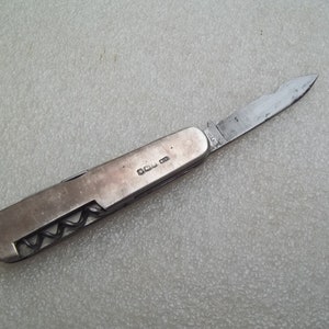 Vintage Silver Multi-blade Penknife - Etsy