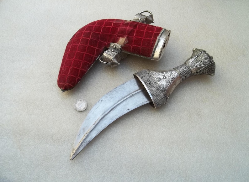 Vintage Silver Omani Presentation Khanjar - Etsy