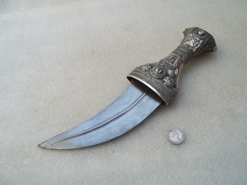 Vintage Silver Omani Presentation Khanjar - Etsy