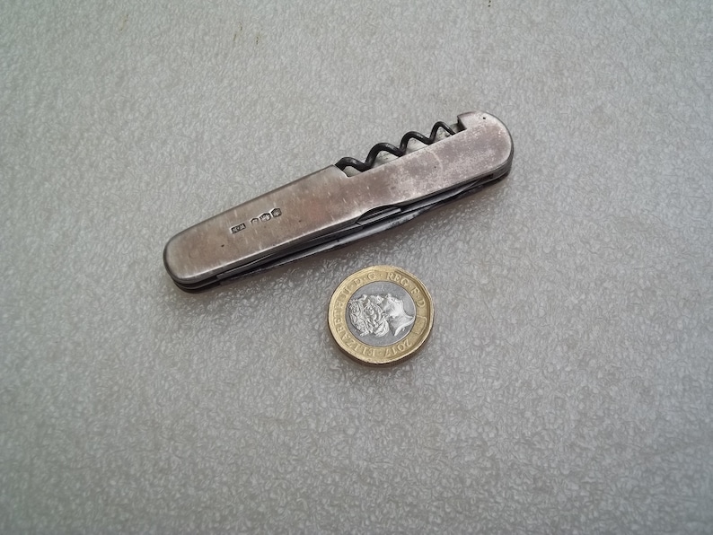 Vintage Silver Multi-blade Penknife - Etsy