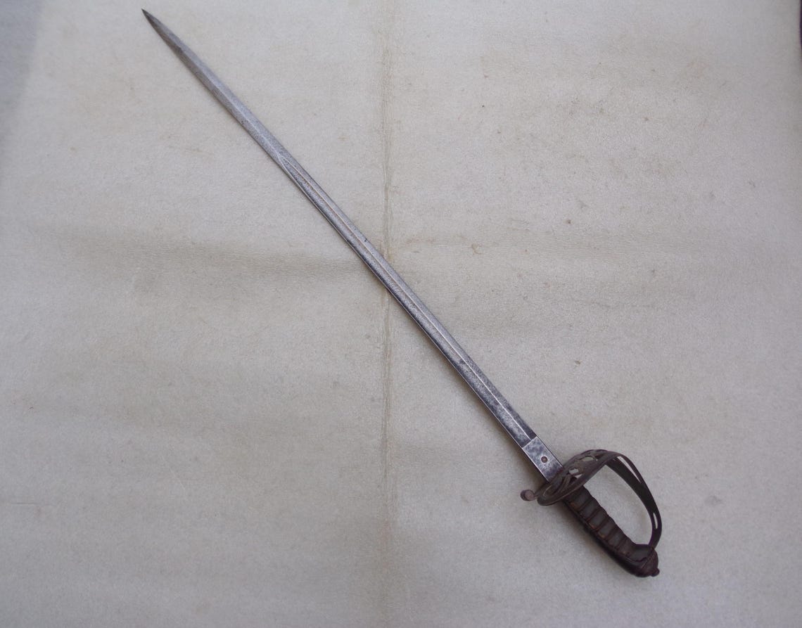 Antique 19th Century 1827 Pattern Light Infantry Officers Sword - Etsy