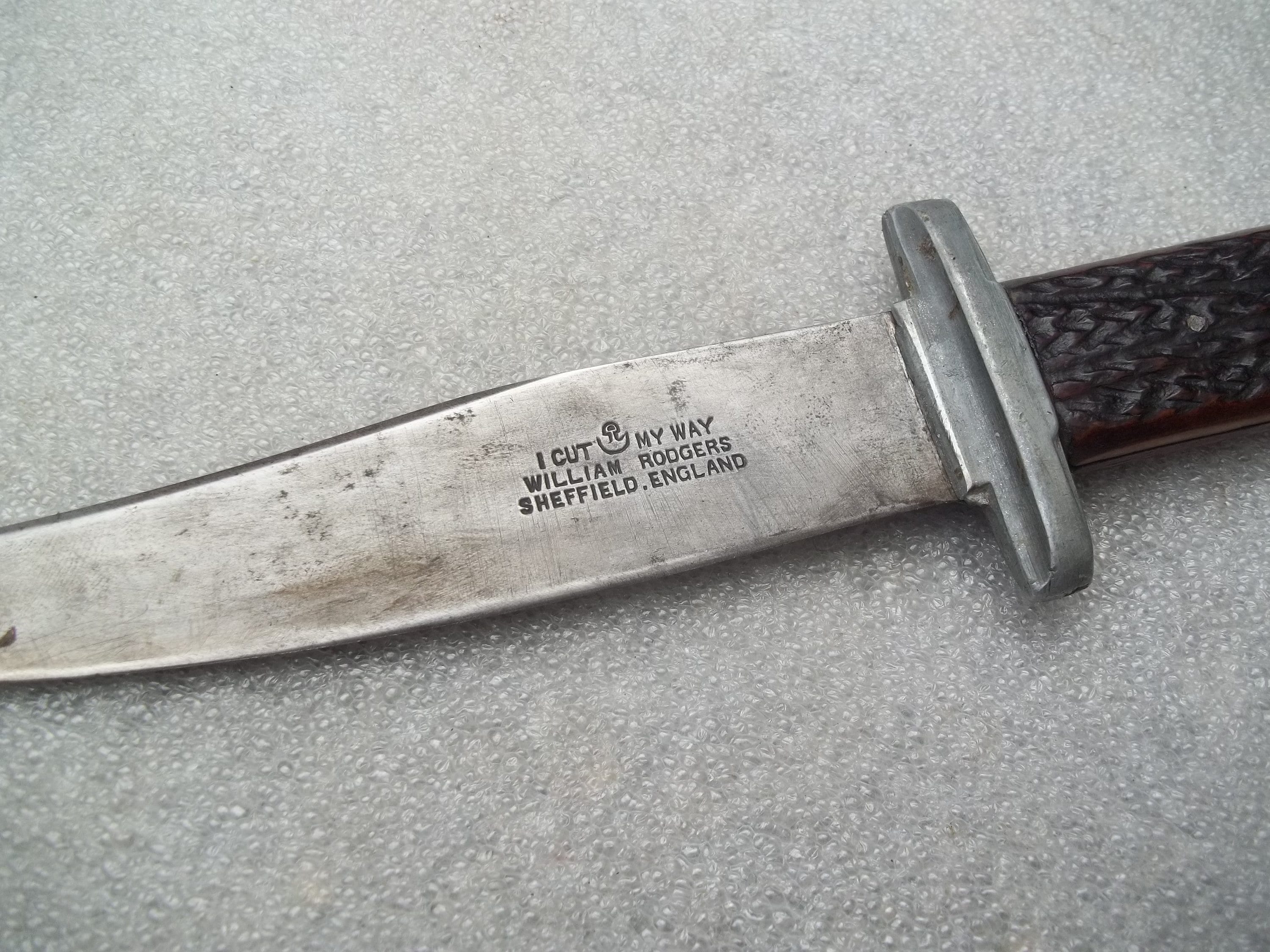 Antique William Rodgers Hunting Knife - Etsy