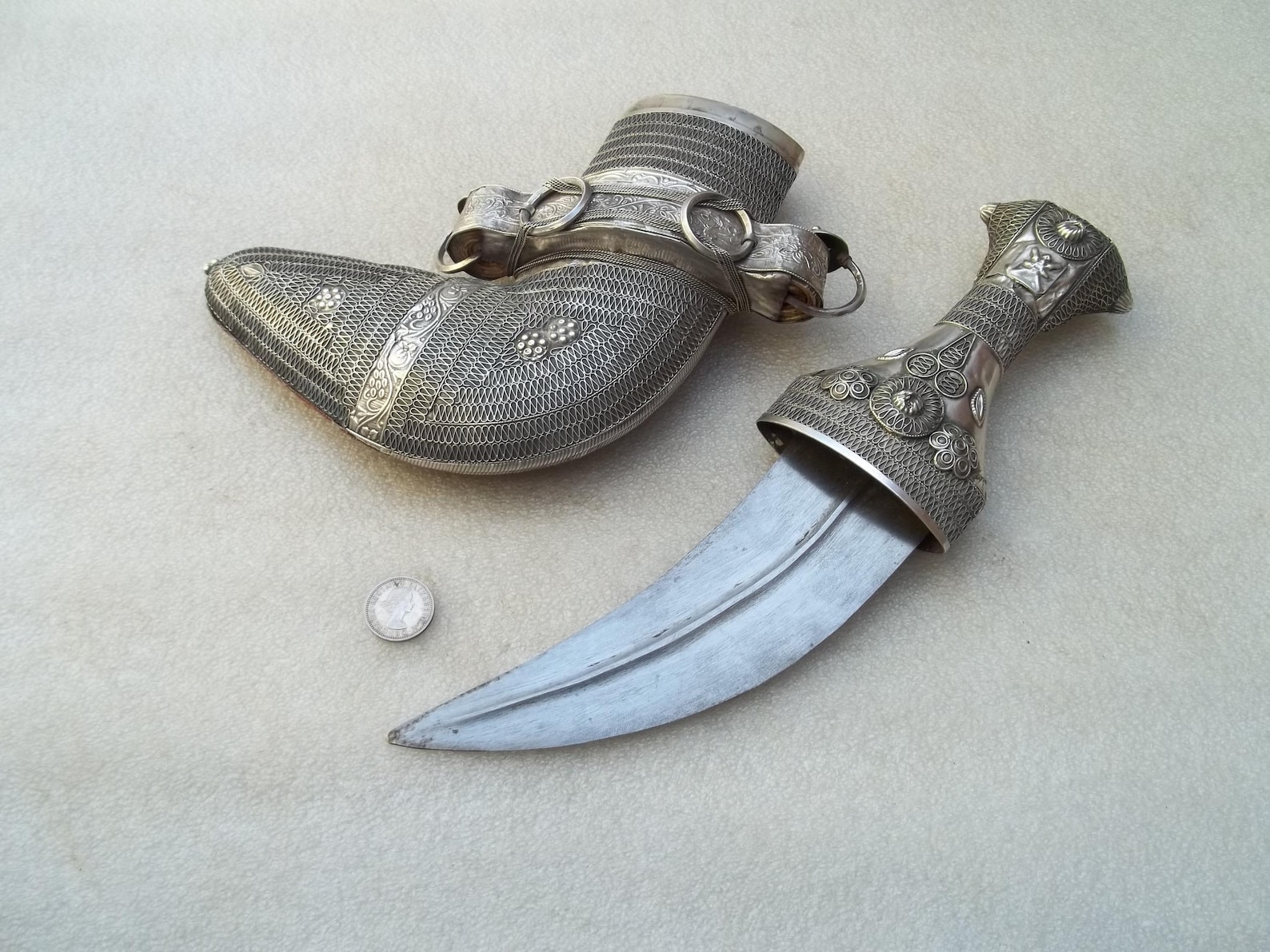 Vintage Silver Omani Presentation Khanjar - Etsy