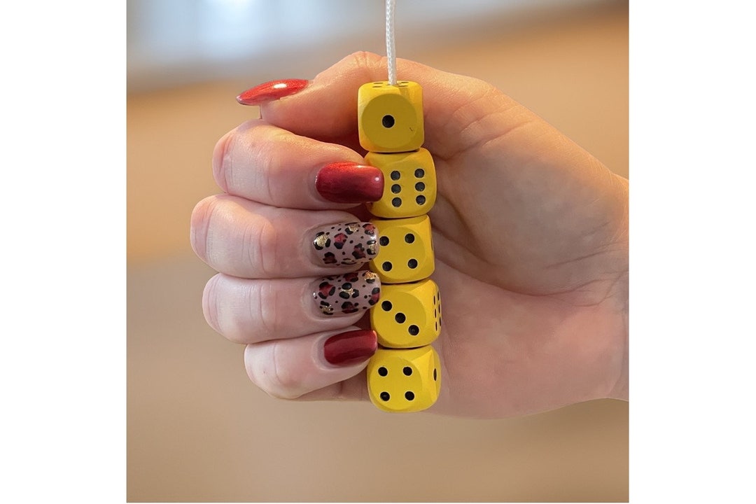 Yellow Wooden Dice Light Pull Handle With Cord & Connector - Etsy