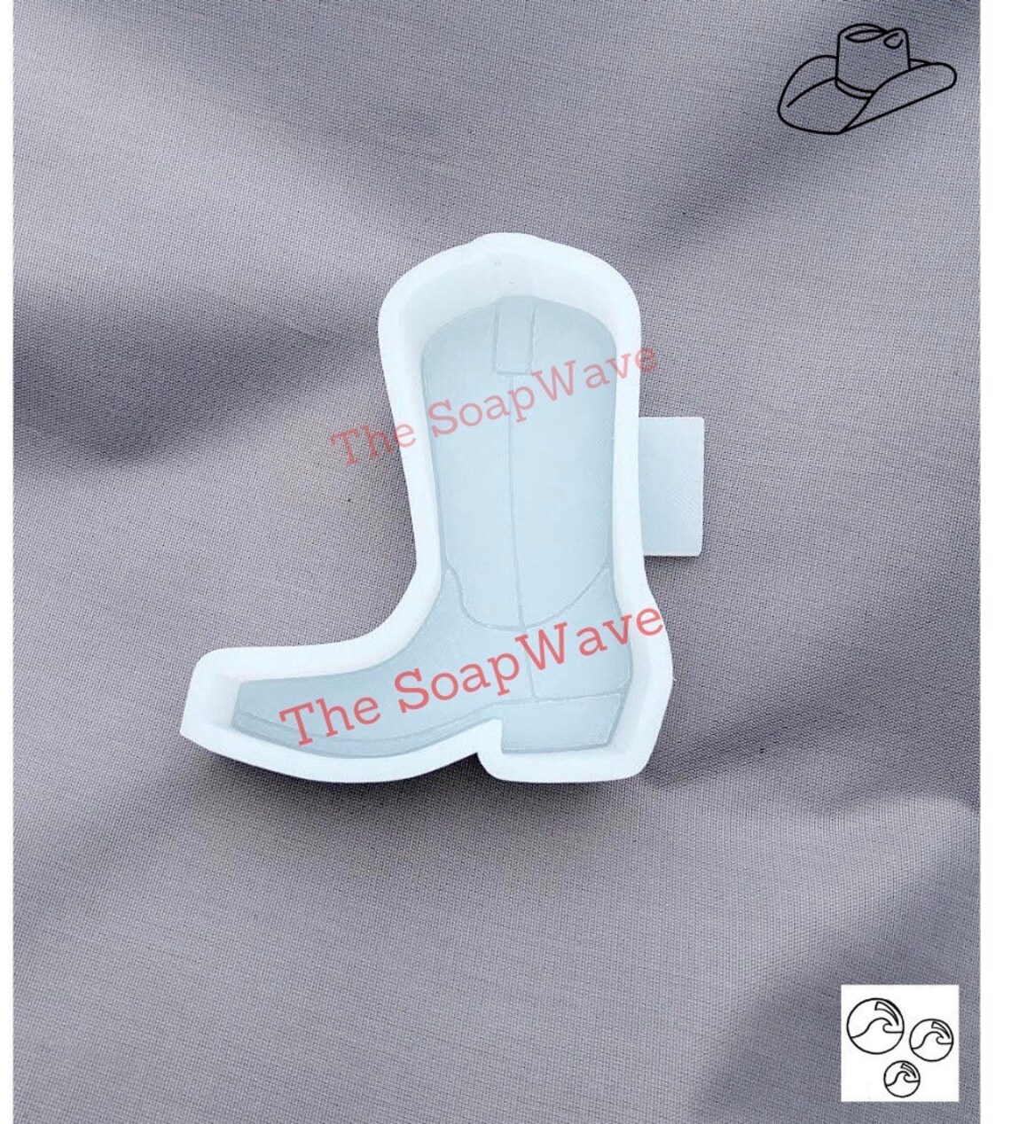 Boot Silicone Mold - Cowgirl/cowboy Boot for Crafts - Etsy