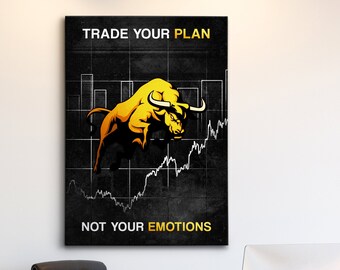 Stock Market Poster - Etsy