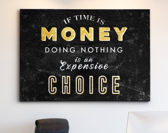 Time is Money Poster - Etsy