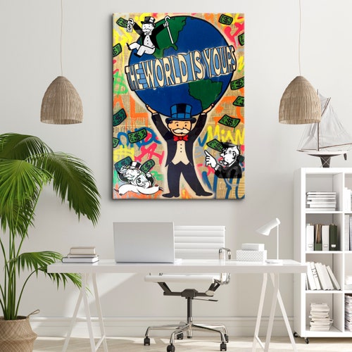 Monopoly Motivational Poster Wall Art Home Decor Digital - Etsy