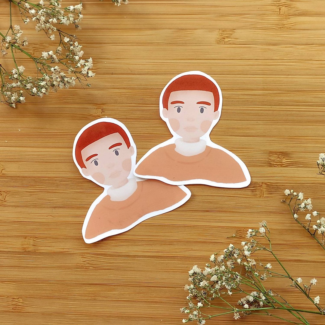 Cute Boy Vinyl Sticker / Vinyl Laptop Sticker / Boy Vinyl Decal Sticker ...