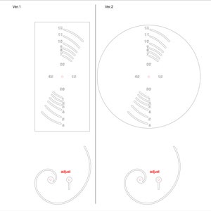 Fibonacci Spiral Clock for Laser Cut/engrave - Dxf, Pdf, Svg, Dxf ...