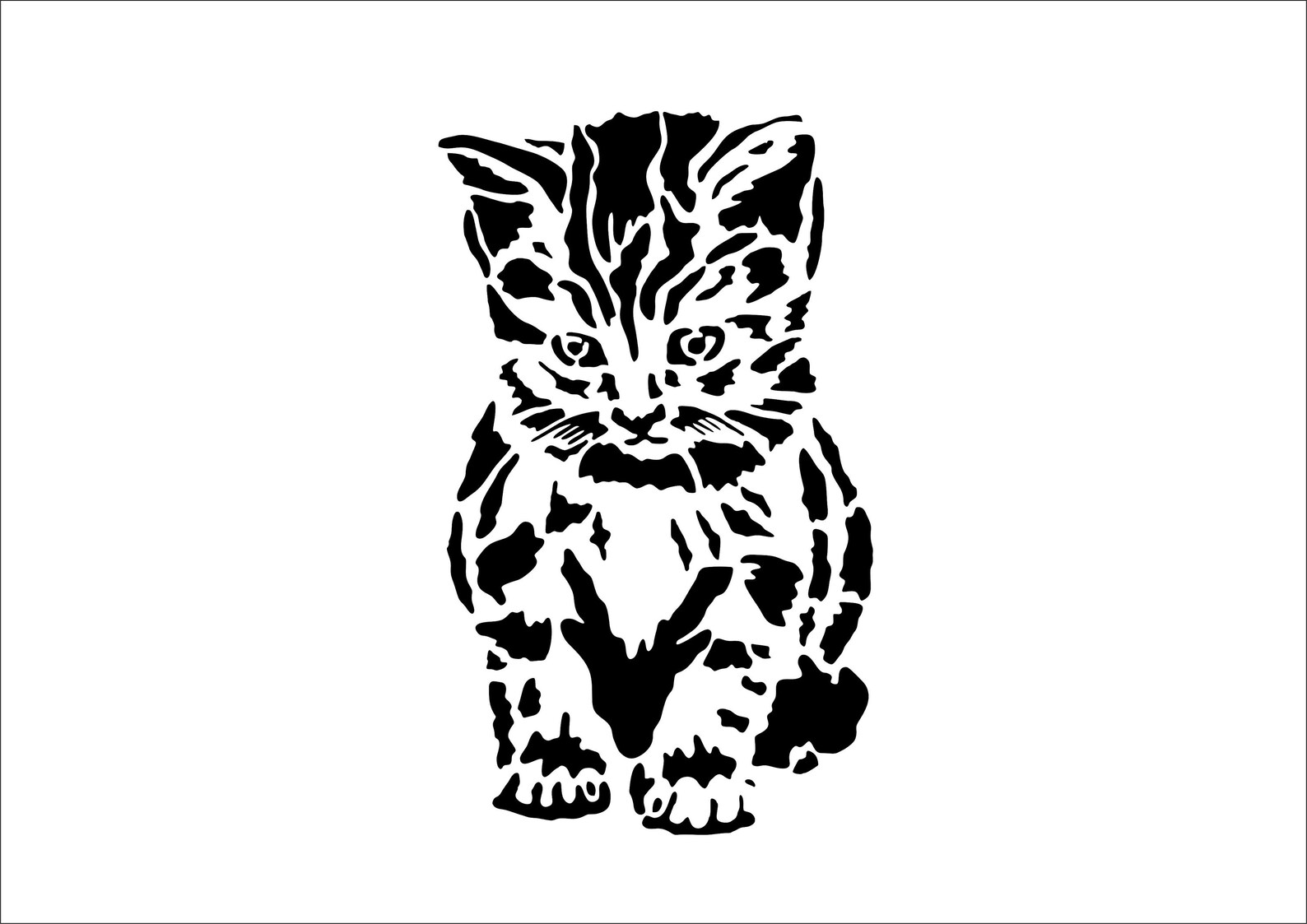 Cat Silhouette Svg Dxf, Eps, Pdf, Clip Art, Vector Cut File - Etsy