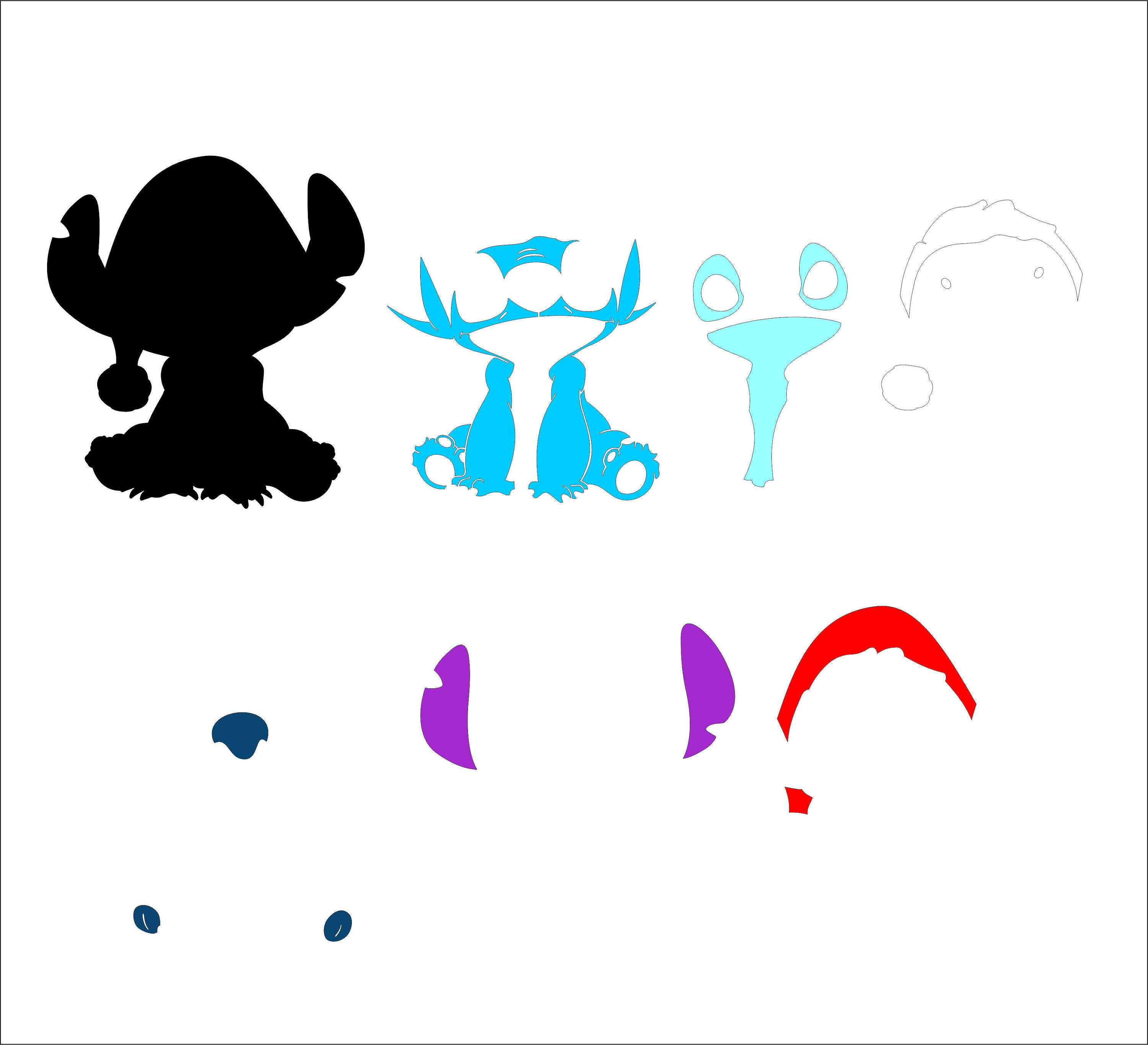 Christmas Stitch Dxf Eps Pdf Svg - Etsy