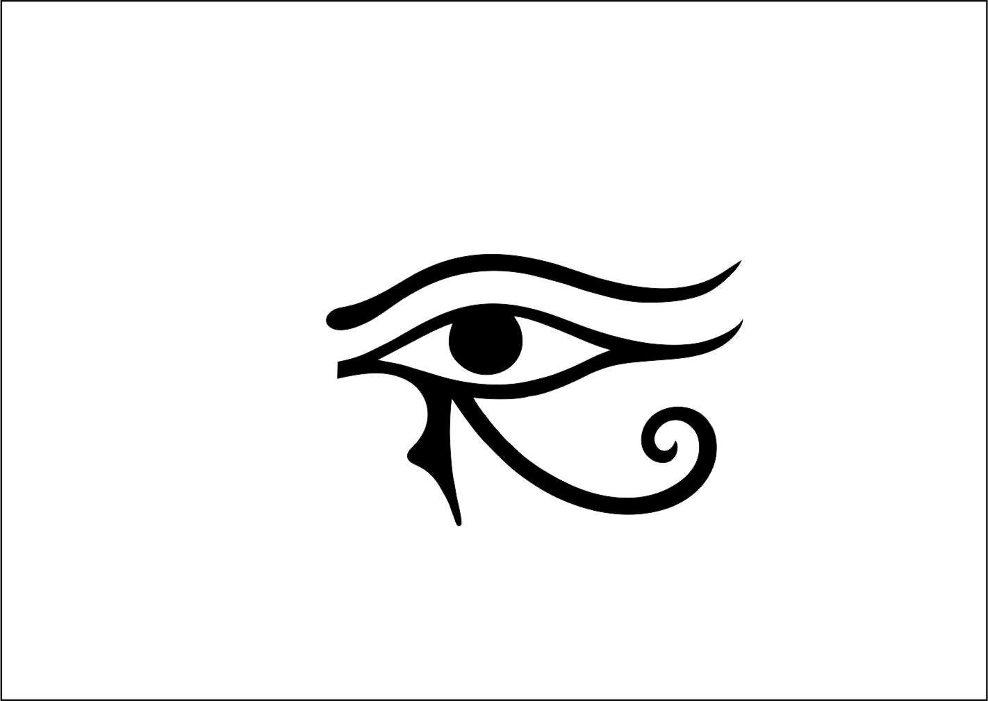 Eye Of Horus A Symbol Of Protection Dxf Eps Pdf Svg Vector Digital File Etsy