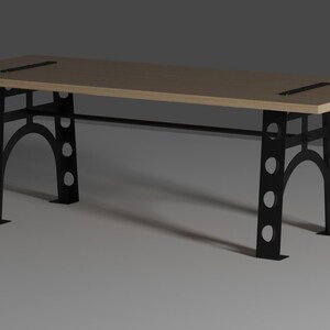 Table Leg 01 Dxf Eps Pdf Svg for Plasma Laser Cut Ready Vector CNC File ...