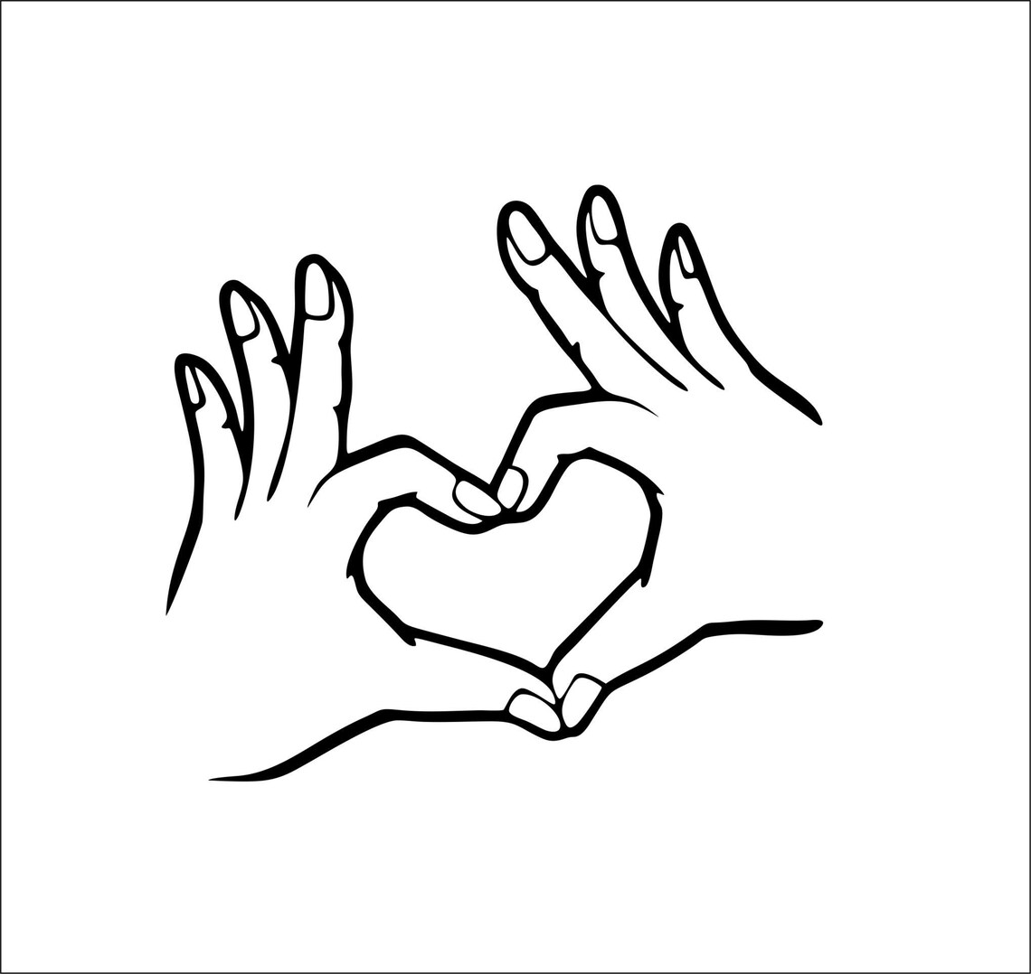 Heart Sign/symbol for Engrave Svg, Dxf, Eps, Pdf - Digital Download - Etsy