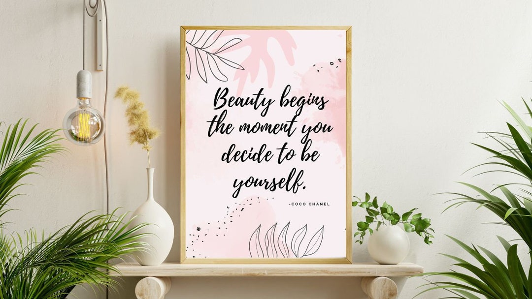 Coco Chanel Digital Download Poster - Etsy