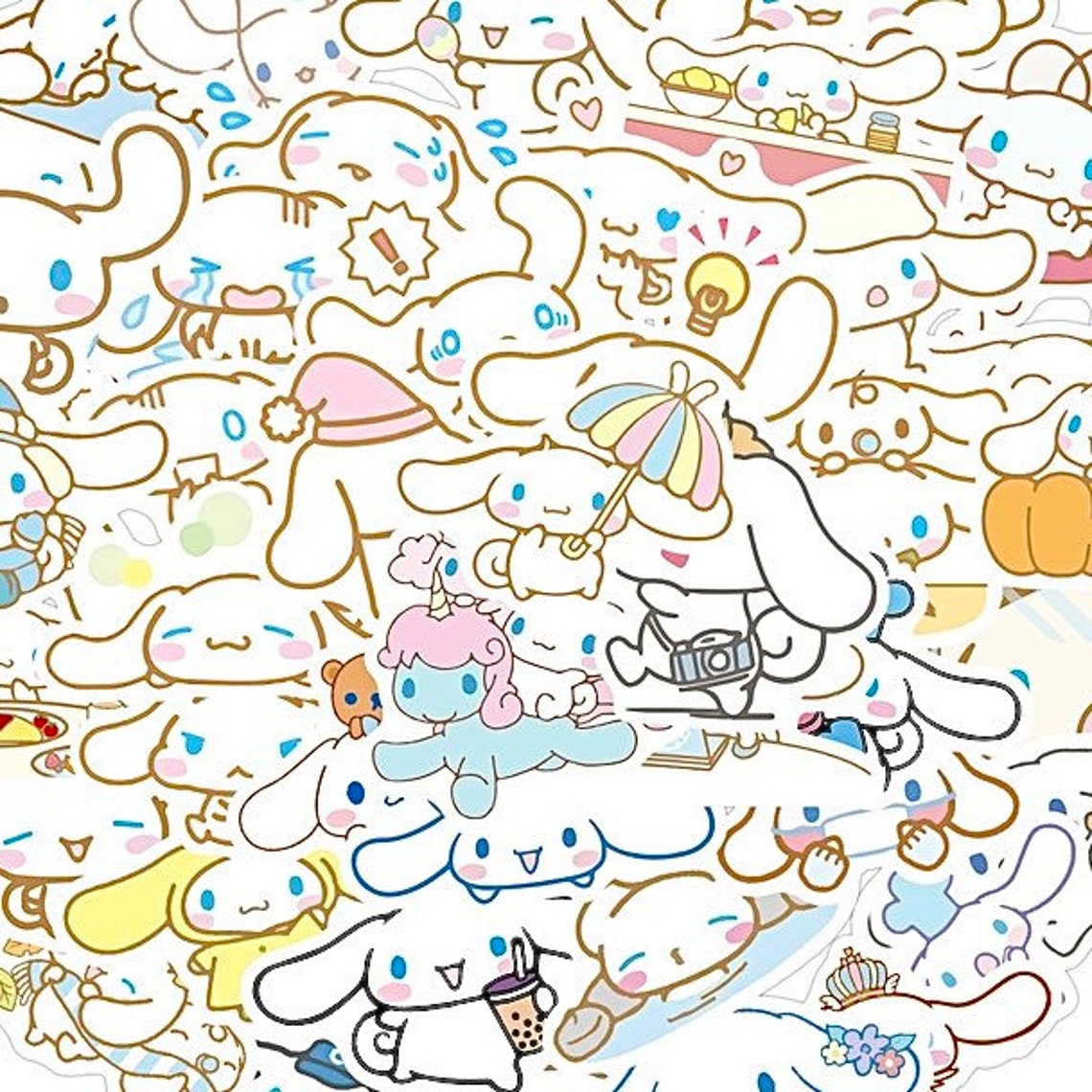 Cinnamoroll Assorted Mixed Sticker Pack Stickers for Water | Etsy