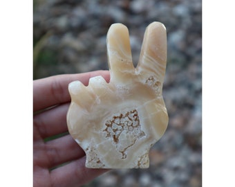 Crystal Peace Sign | Etsy