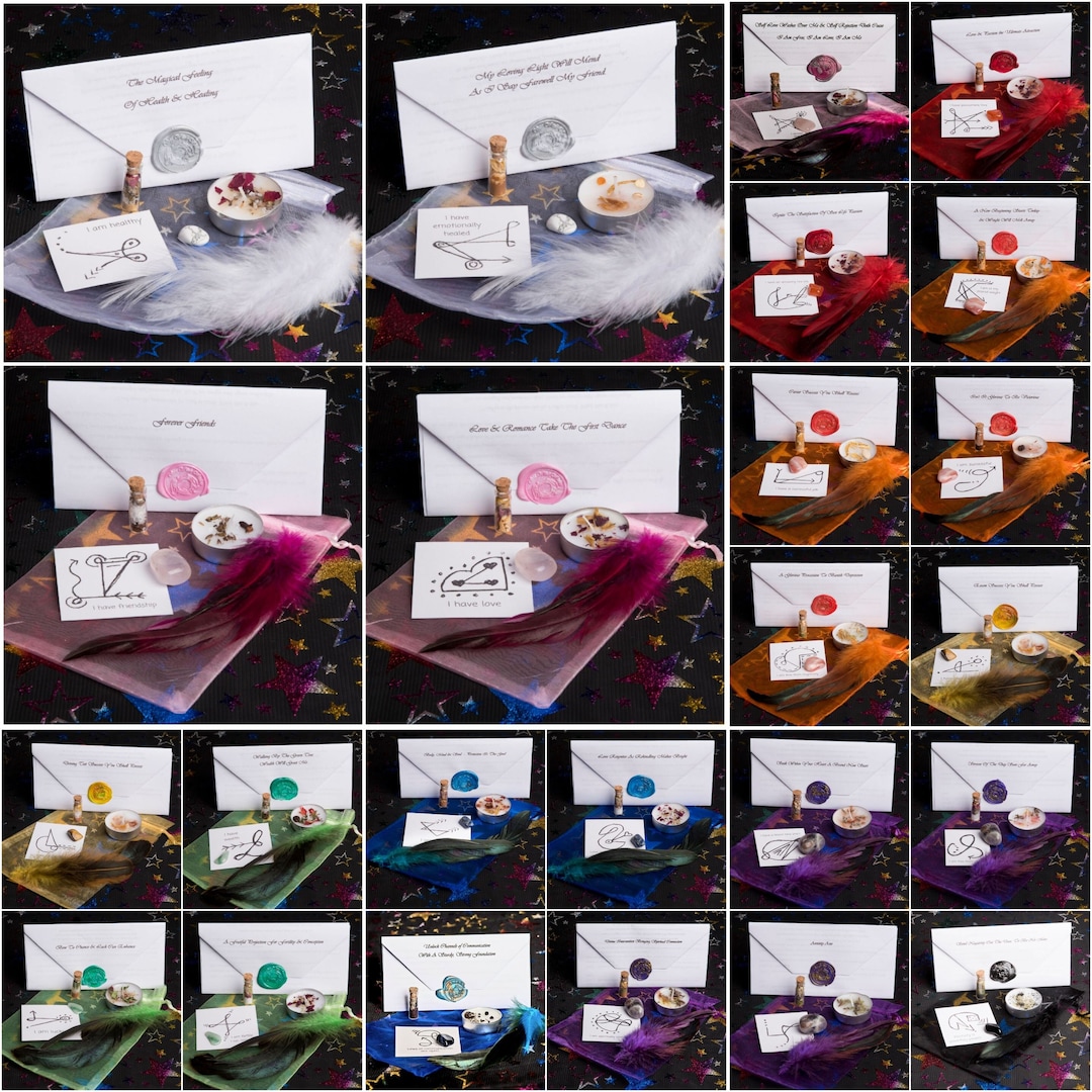 SPELL KITS : EASY Level. Over 40 Different Magic Spells to Choose From ...