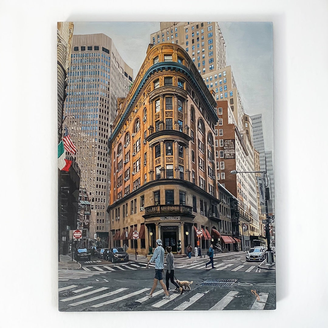 Delmonico's, New York- Original Artwork, Giclée Print on Fine Art Paper ...