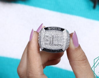 Iced Out Diamond Ring - Etsy