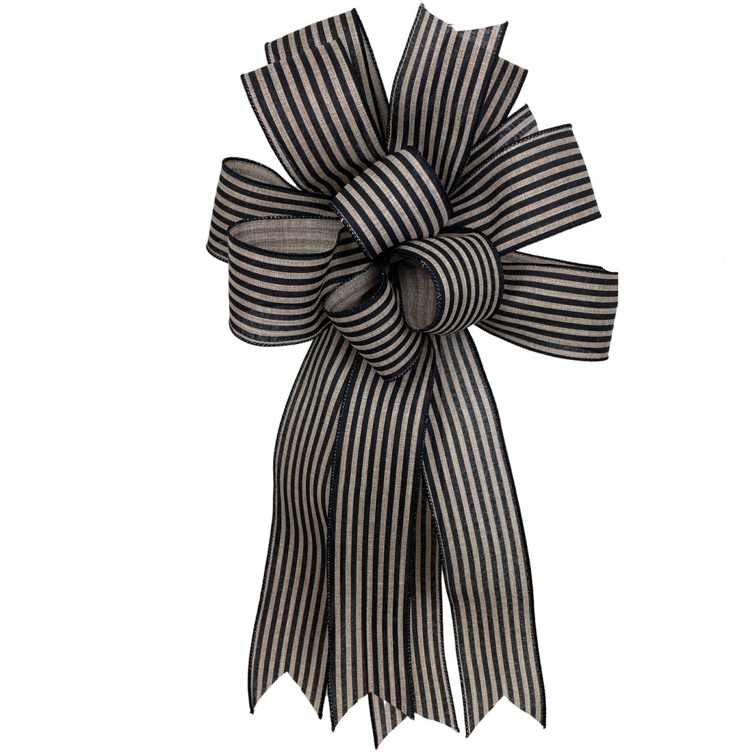 Cabana Ribbon Wreath Bow Large Bow - Etsy