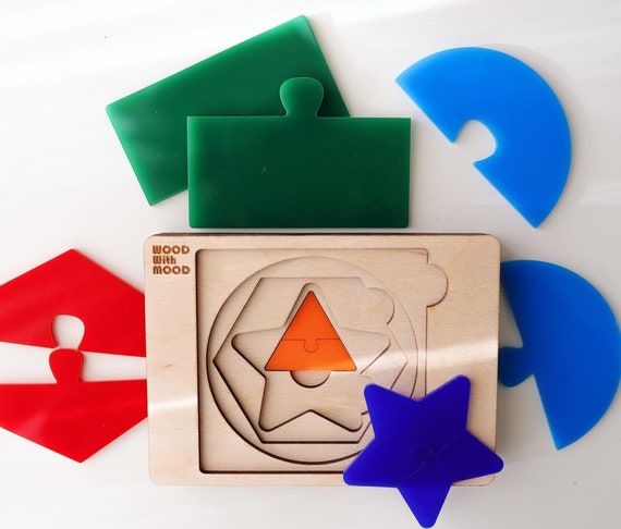Puzzle ''shapes'' - Etsy