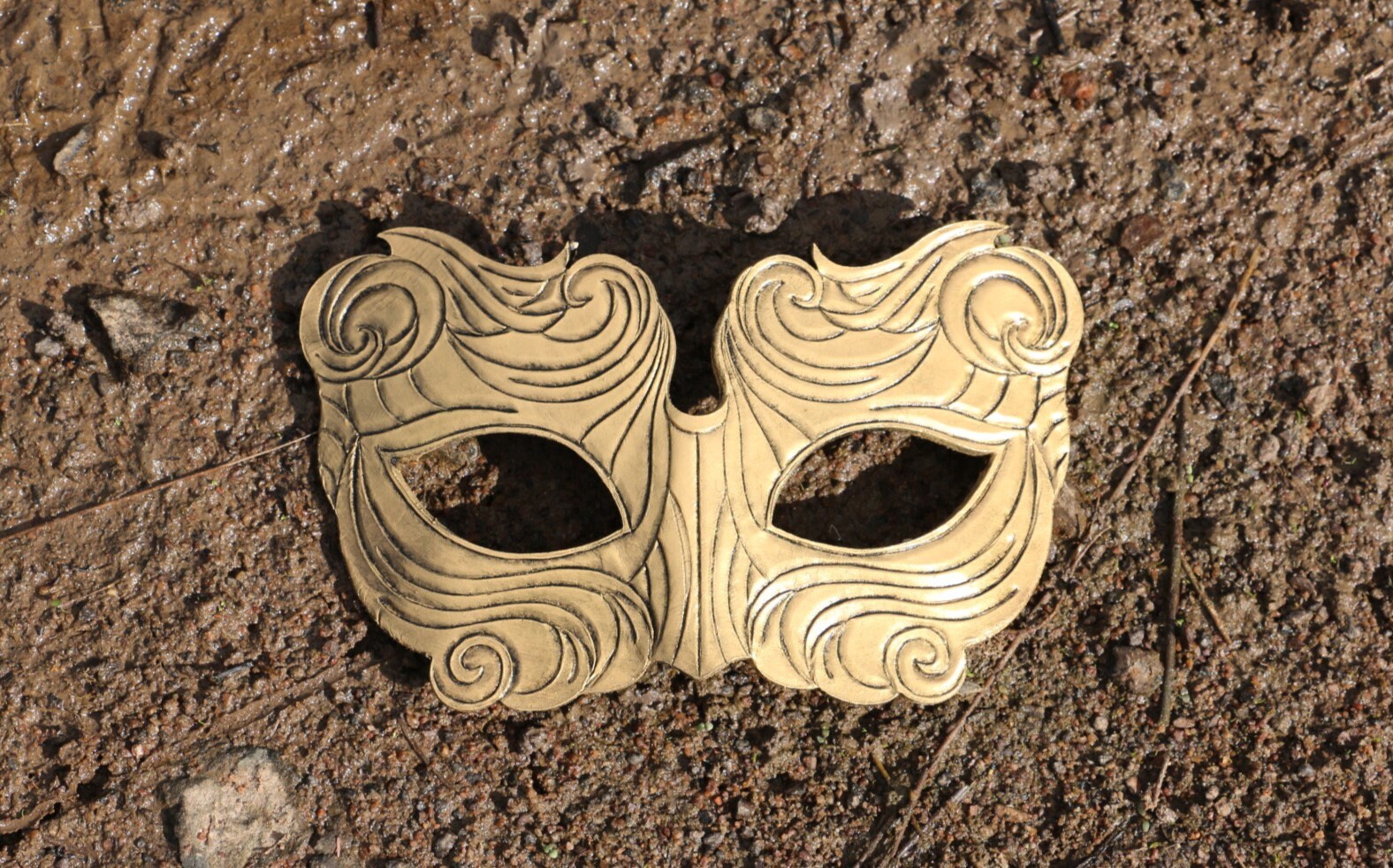 Leather Golden Mask Dread Trove Mask ACOTAR ACOSF Inspired Handmade ...