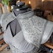 Leather Shoulder Mantle: Fantasy LARP Cosplay Armor, Gothic Celestial ...