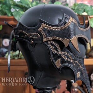 Leather Warrior Battle Crown Headpiece | LARP Cosplay Armor | Thorn ...