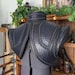 Leather Bolero Shoulder Mantle | Fantasy Inspired | LARP Cosplay Armor ...