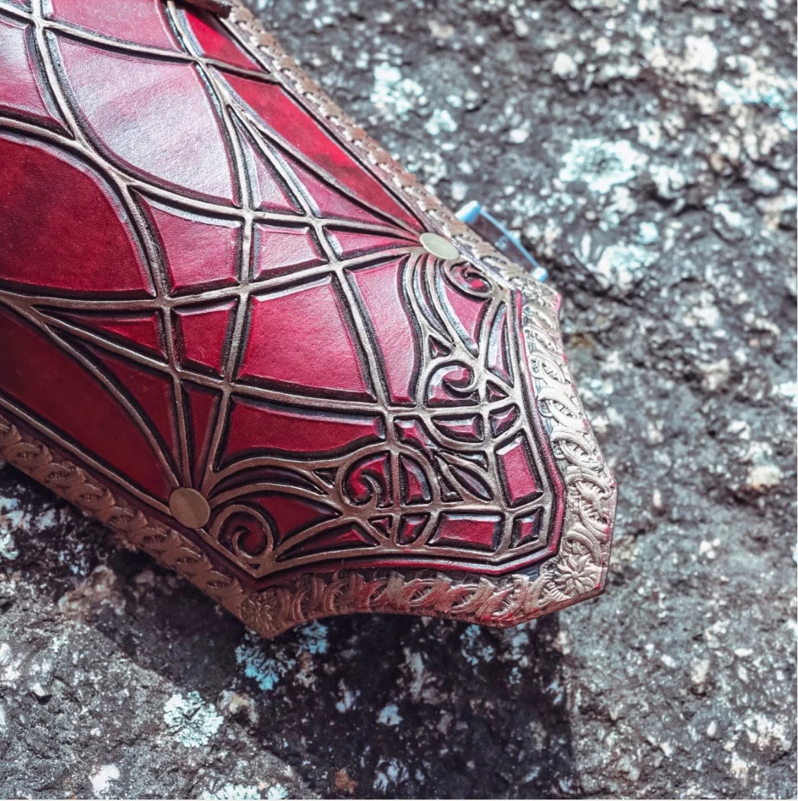 Bloodstained Bracers Leather Pattern Laser Cutter Compatible File LARP ...