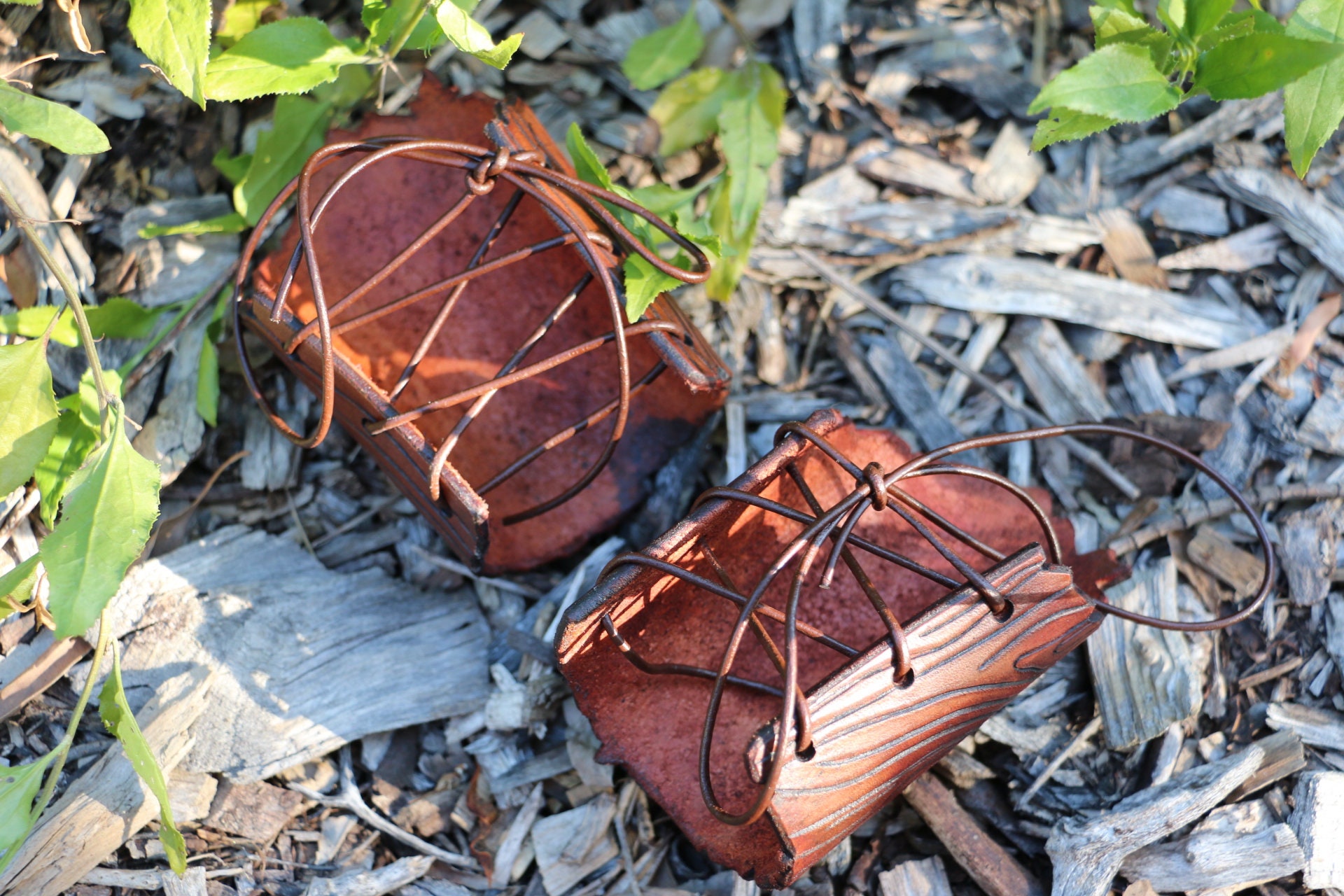 Druid Wood Elf Cuffs Leather Pattern Laser Cutter Compatible File LARP ...