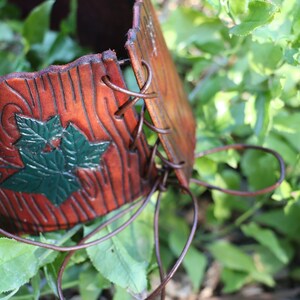 Leather Druid Wood Ivy Leaf Belt Corset LARP Cosplay Armor Forest Fae ...