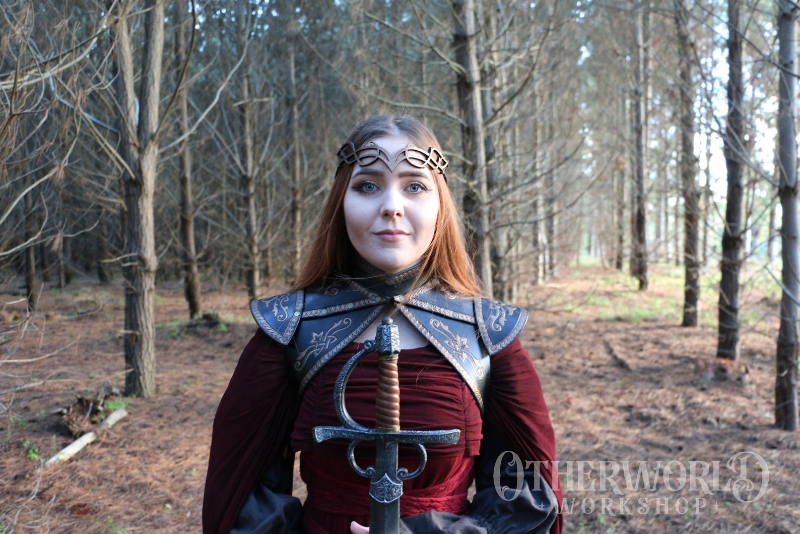 Leather Thorn Crown Headpiece | LARP Cosplay Armor | Forest Fae Elven ...