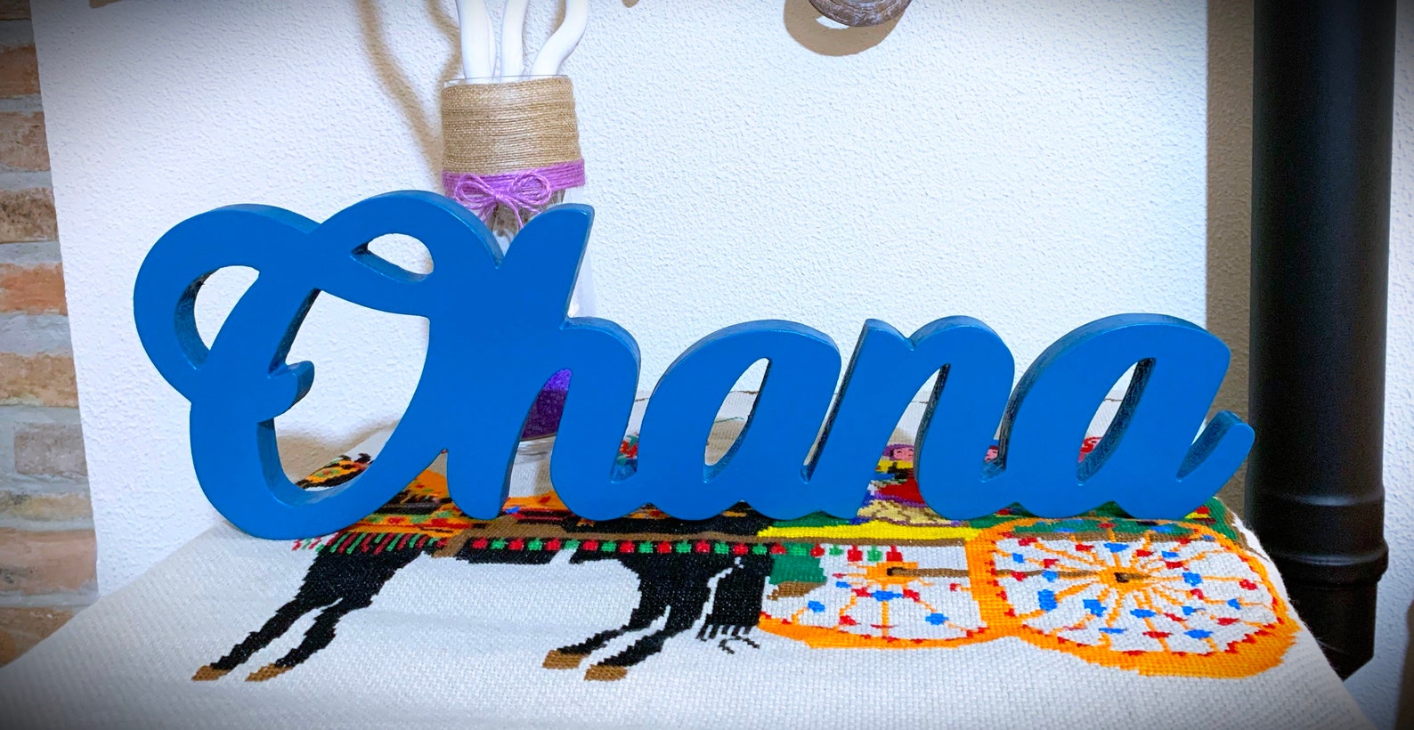 Ohana Wood Writing, Family Writing, Bedroom Writing, Personalized ...