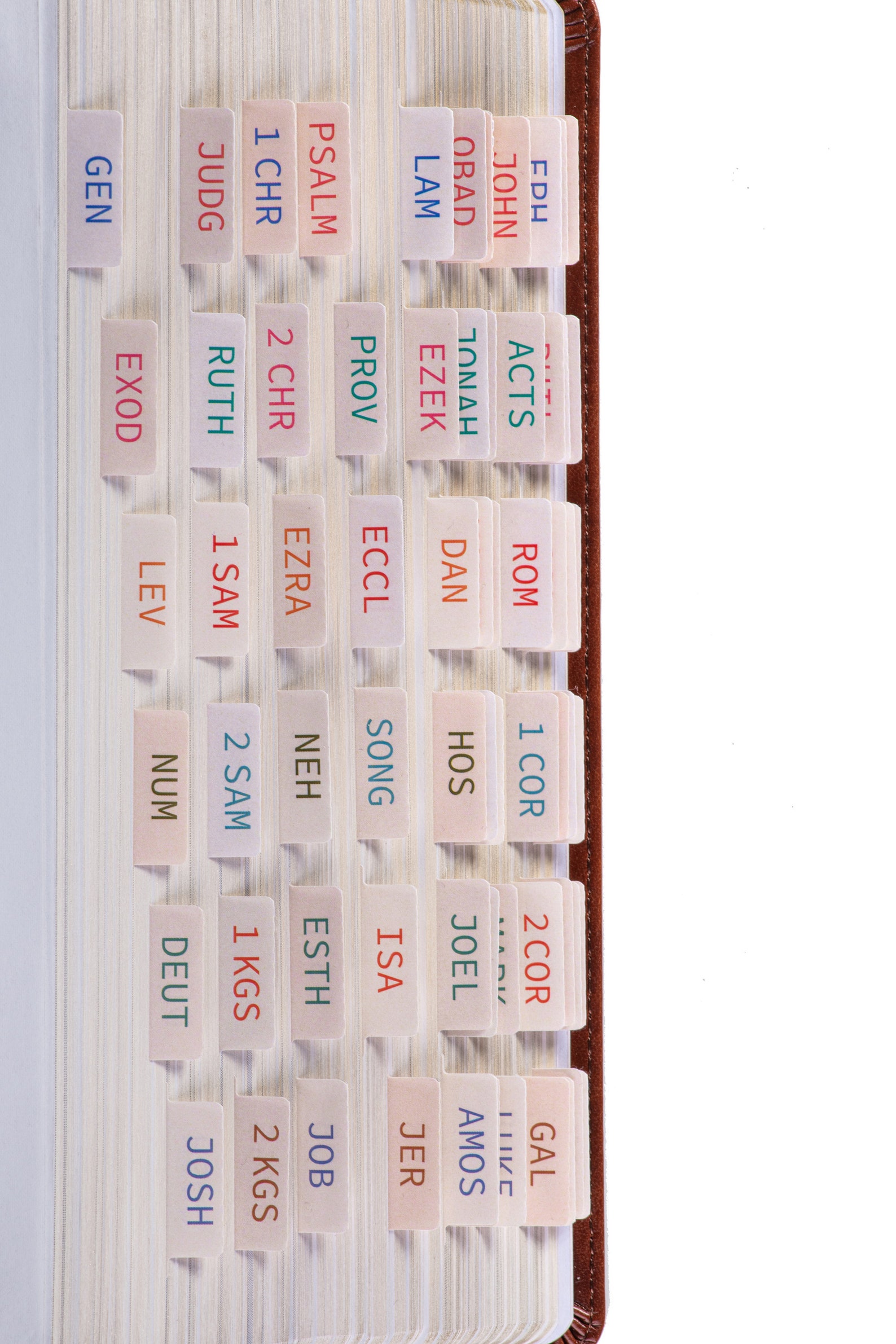 Laminated Bible Tabs With Adhesive easy to Read Easy to - Etsy