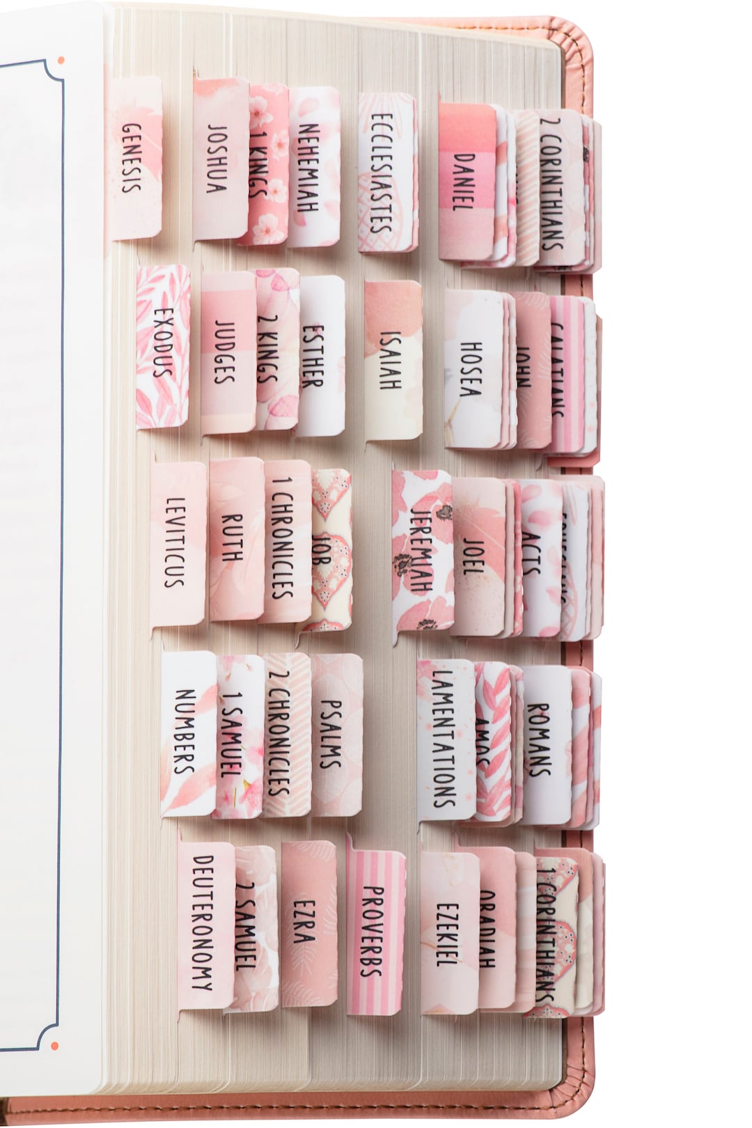 Laminated Bible Tabs With Adhesive (easy to Read, Easy to Apply), Bible ...