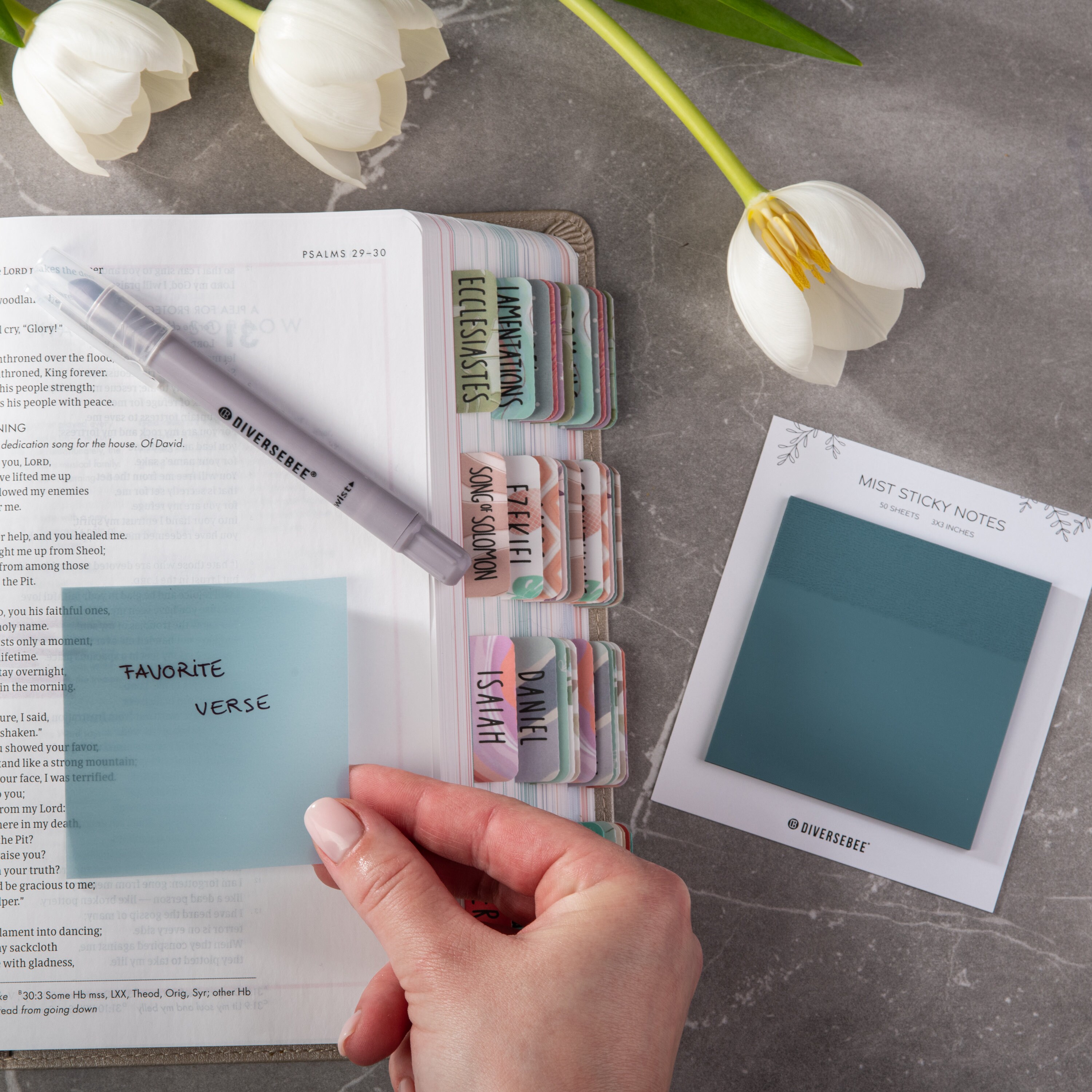 Pastel Transparent Sticky Notes Cute Clear Sticky Tabs - Etsy