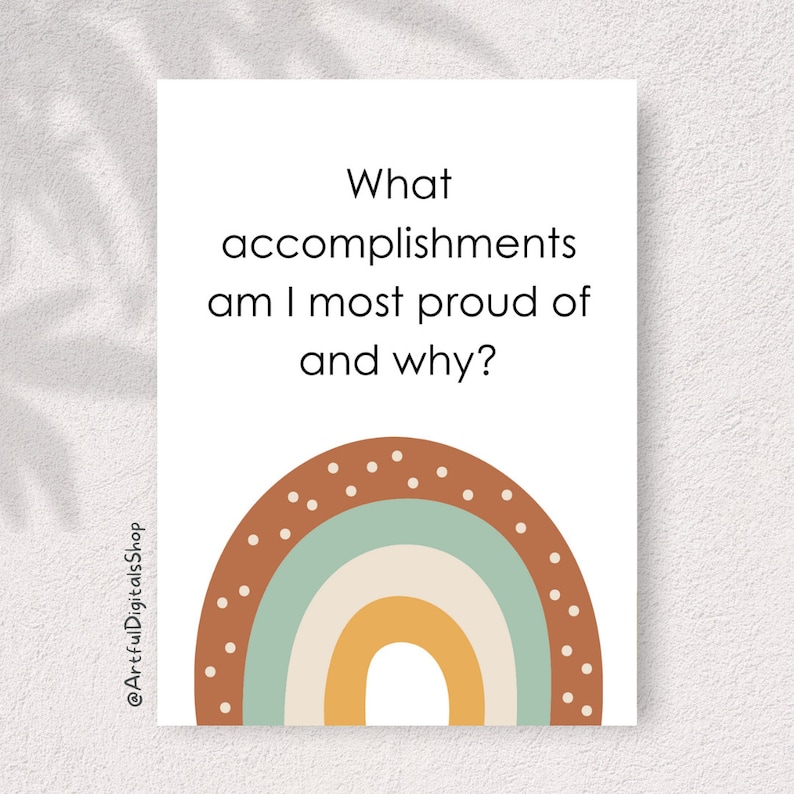 Reflection Card, Mindfulness, Self Reflection, Printable, Self-esteem ...