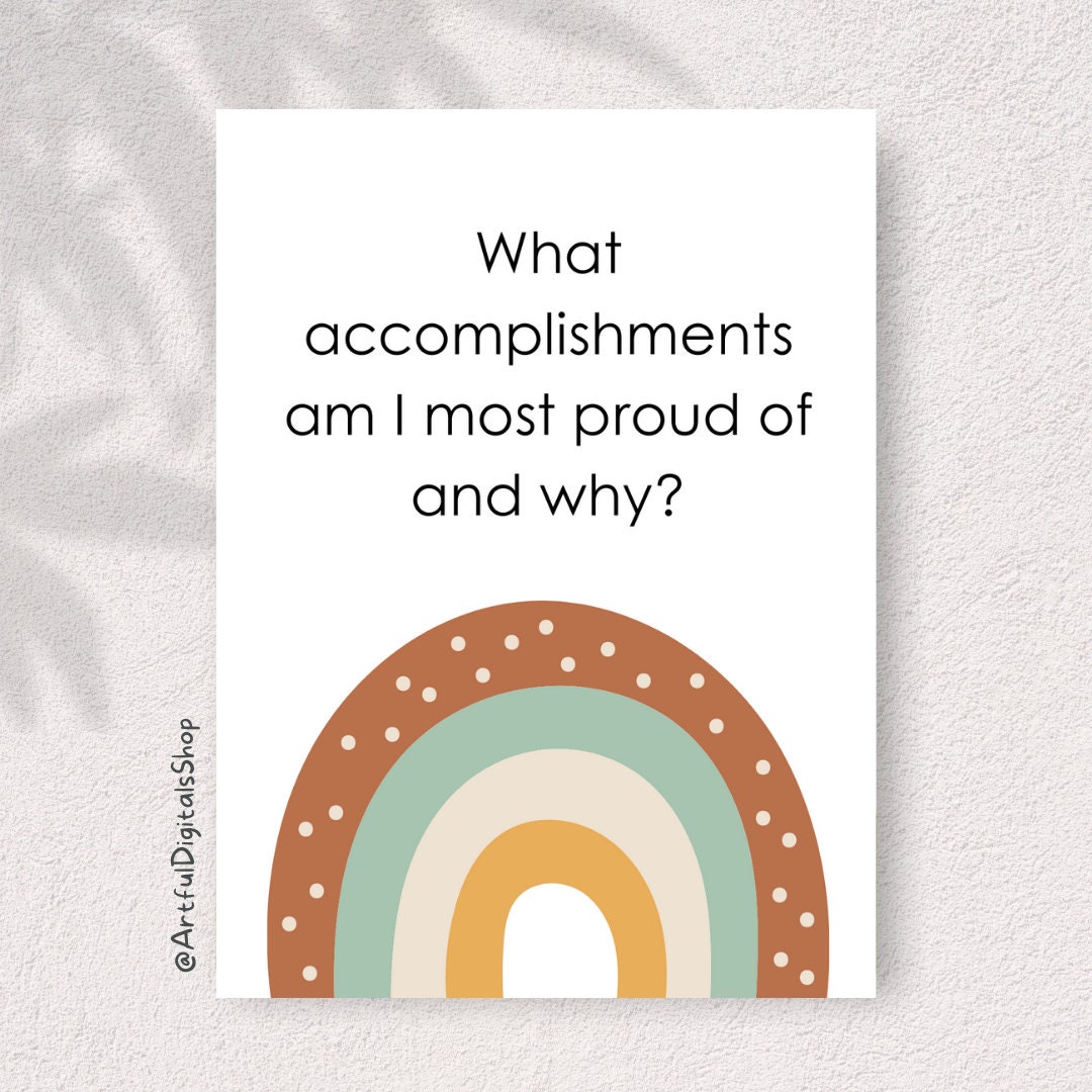 Reflection Card, Mindfulness, Self Reflection, Printable, Self-esteem ...