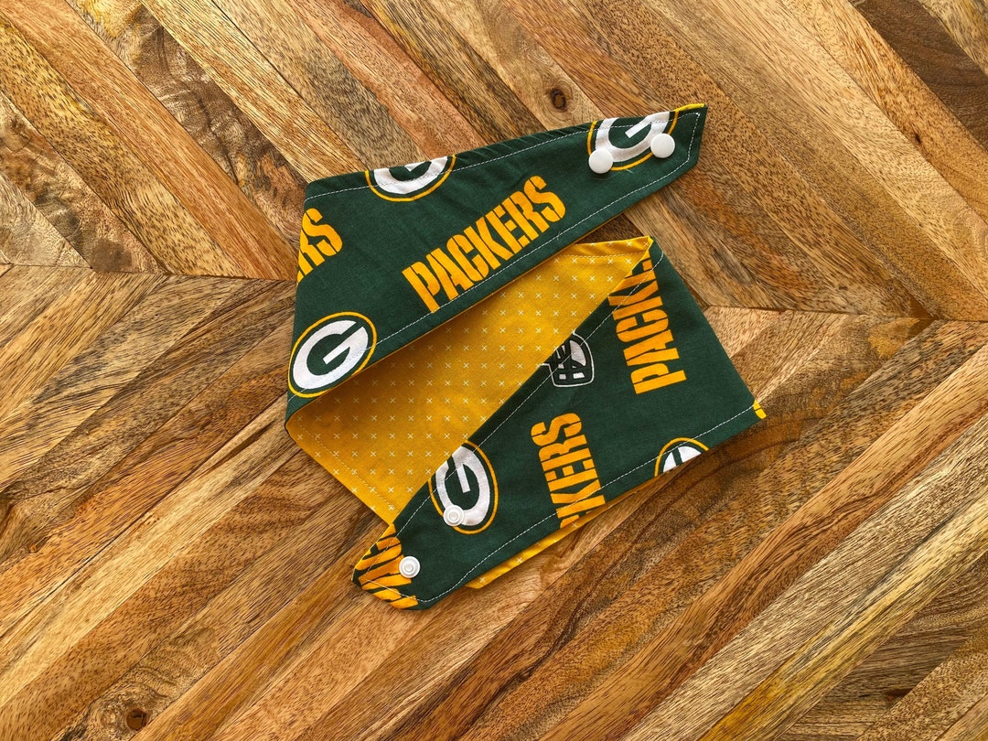 Green Bay Packers Football -- Pet Bandana Matching Mask Optional - Etsy