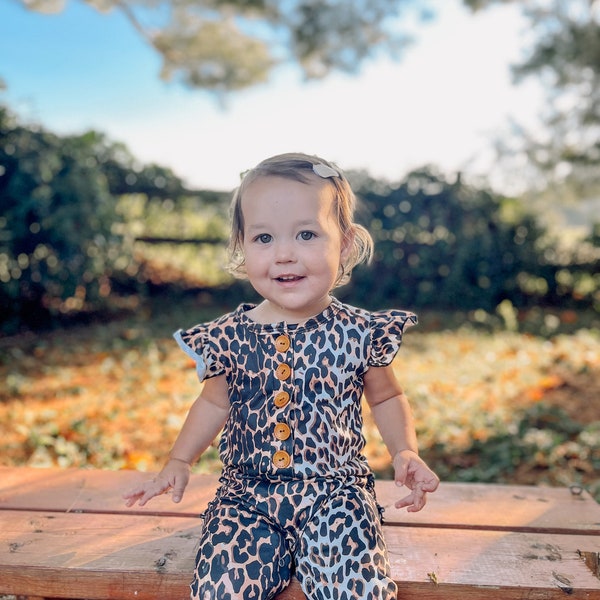 Leopard Print Rompers - Etsy