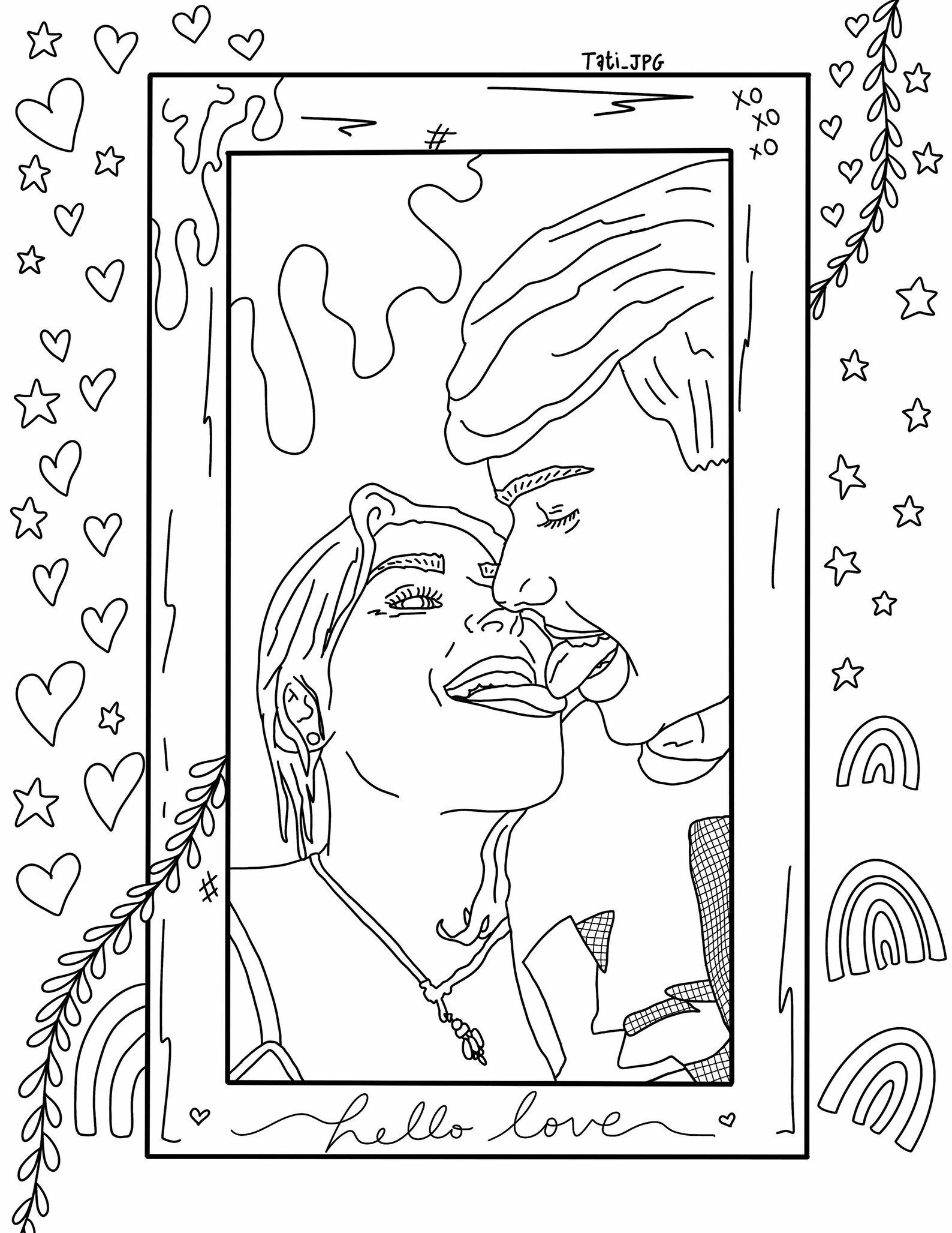 Custom Coloring Pages Digital Coloring Sheets Printable - Etsy