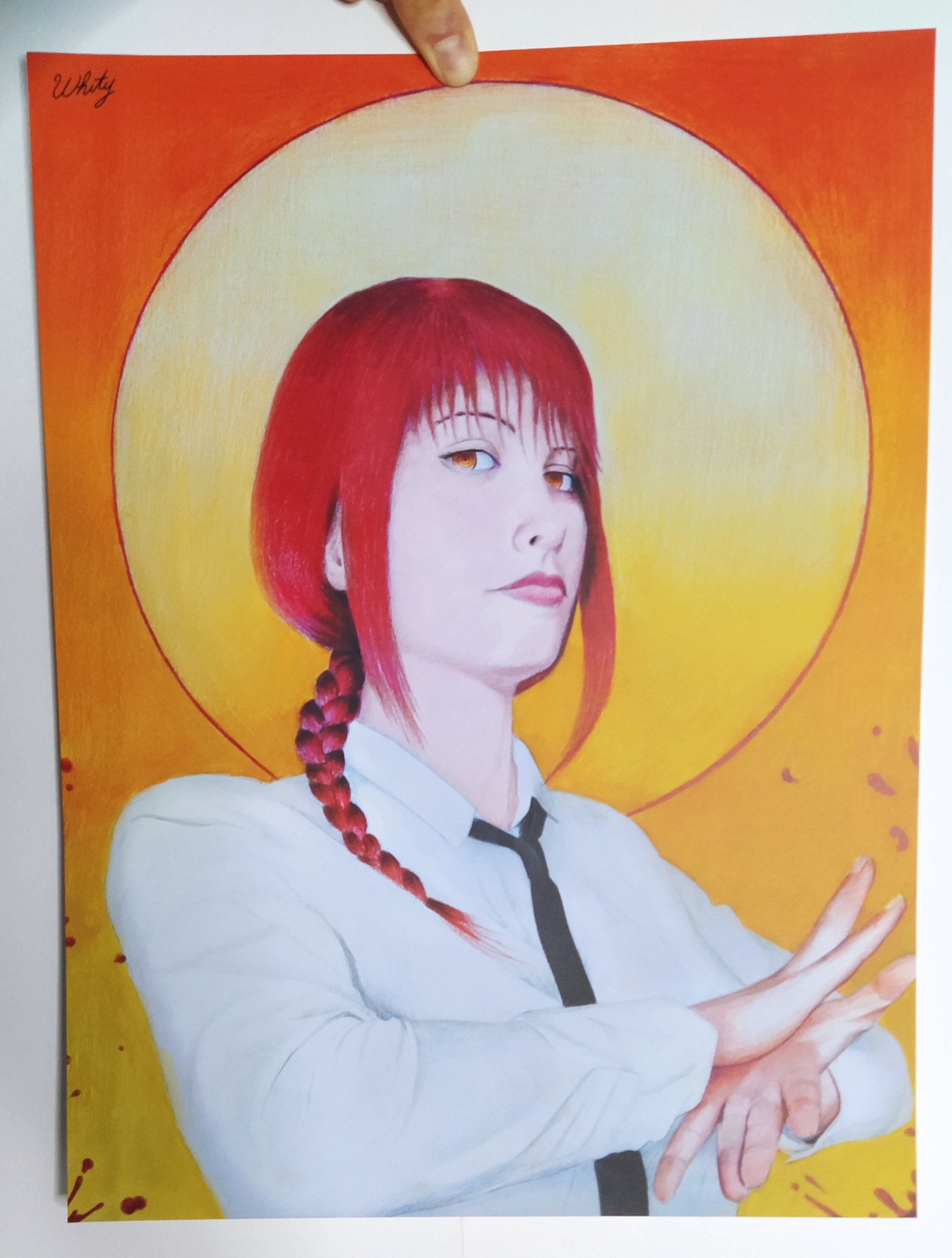 Makima Print Handmade Drawing - Etsy