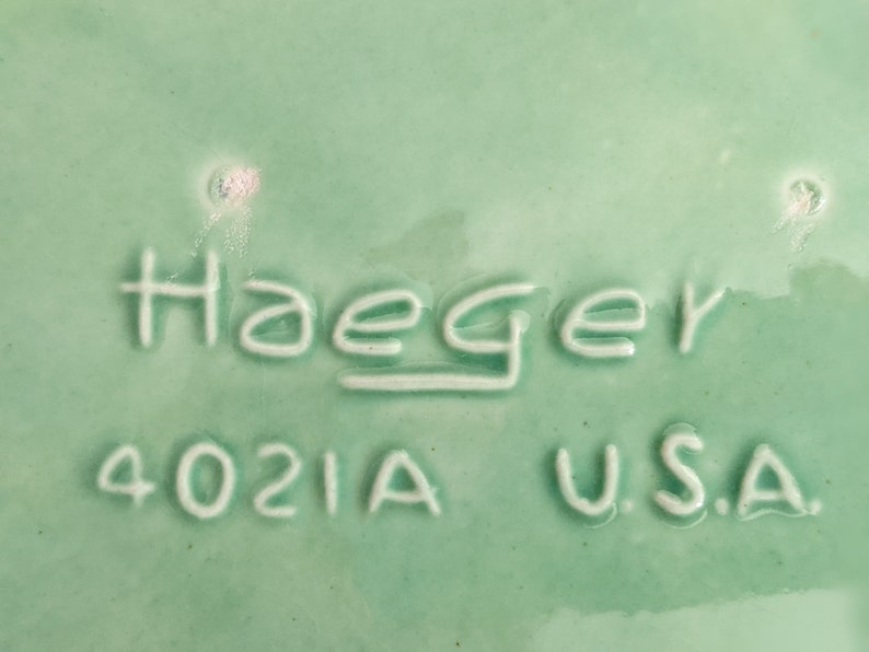 Home Décor Vintage Haeger Pottery 4021A Celadon/Mint Green Planter ...