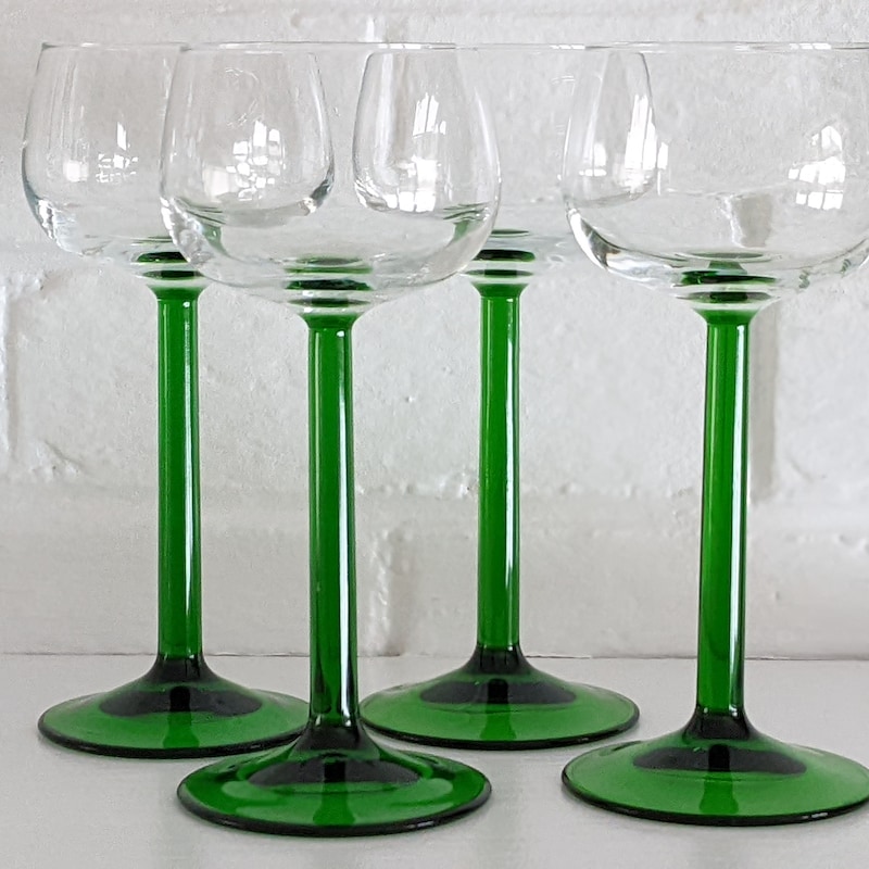 Vintage Luminarc Green - Etsy